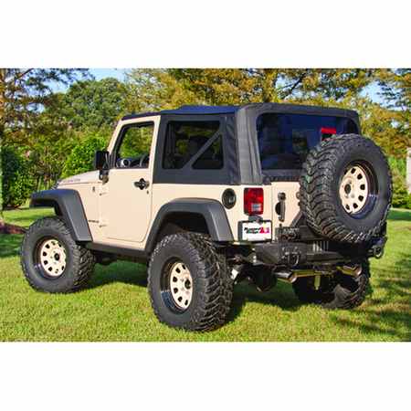 Rugged Ridge 13750.39 Bowless Top for 07-18 Jeep Wrangler JK 2 Door ...