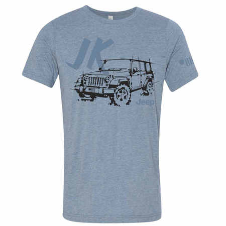 Jeep Clothing Genuine Jeep Tee Shirt in Black Size Large | Quadratec
