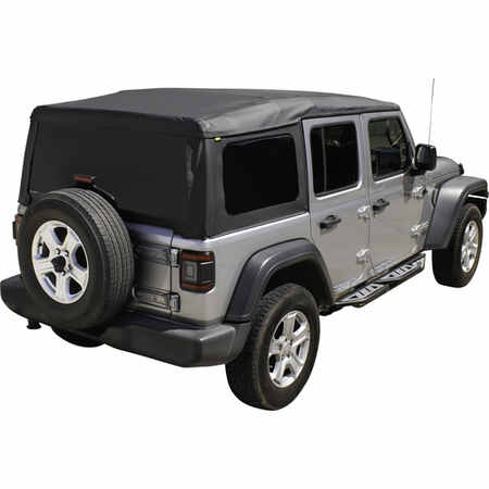 Smittybilt Square Back Full Replacement Soft Top Kit for 18-26 Jeep ...