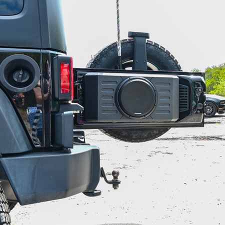 Alpine Halo Series Preloaded Subwoofer Enclosure Boxes for 15-22 Jeep ...