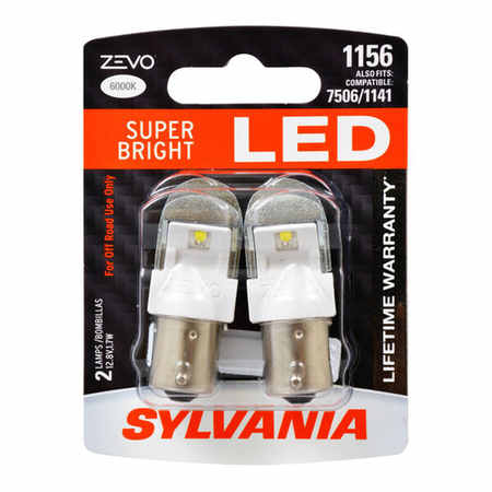 Sylvania 194LED.BP2 #194 White Zevo LED Mini 2 Pack | Quadratec