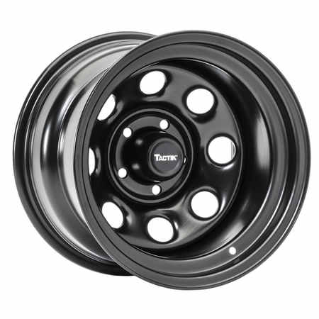 Black Rock Series 950 Lobo Steel Wheel in Matte Black for Jeep Vehicles ...