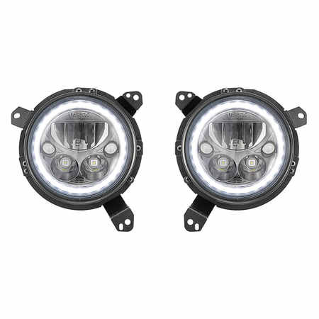 Diode Dynamics DD5165 Elite Max LED Headlights for 18-22 Jeep Wrangler ...