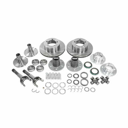 Alloy USA 12198 Deluxe Manual Locking Hub Conversion Kit for 84-06 Jeep ...