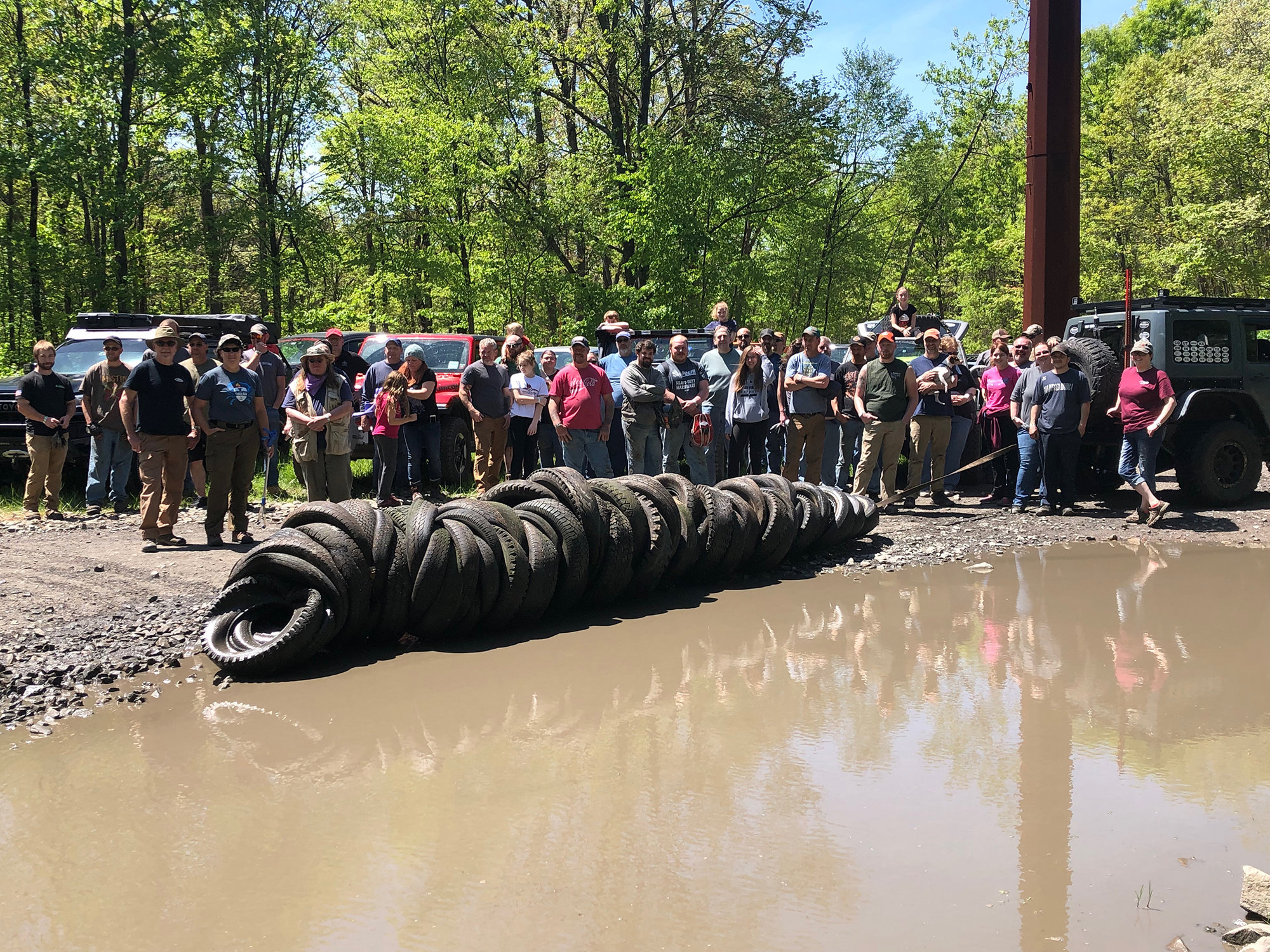 'Passionate' Volunteers Pull Trash, Tires At AOAA Spring Trail Cleanup ...
