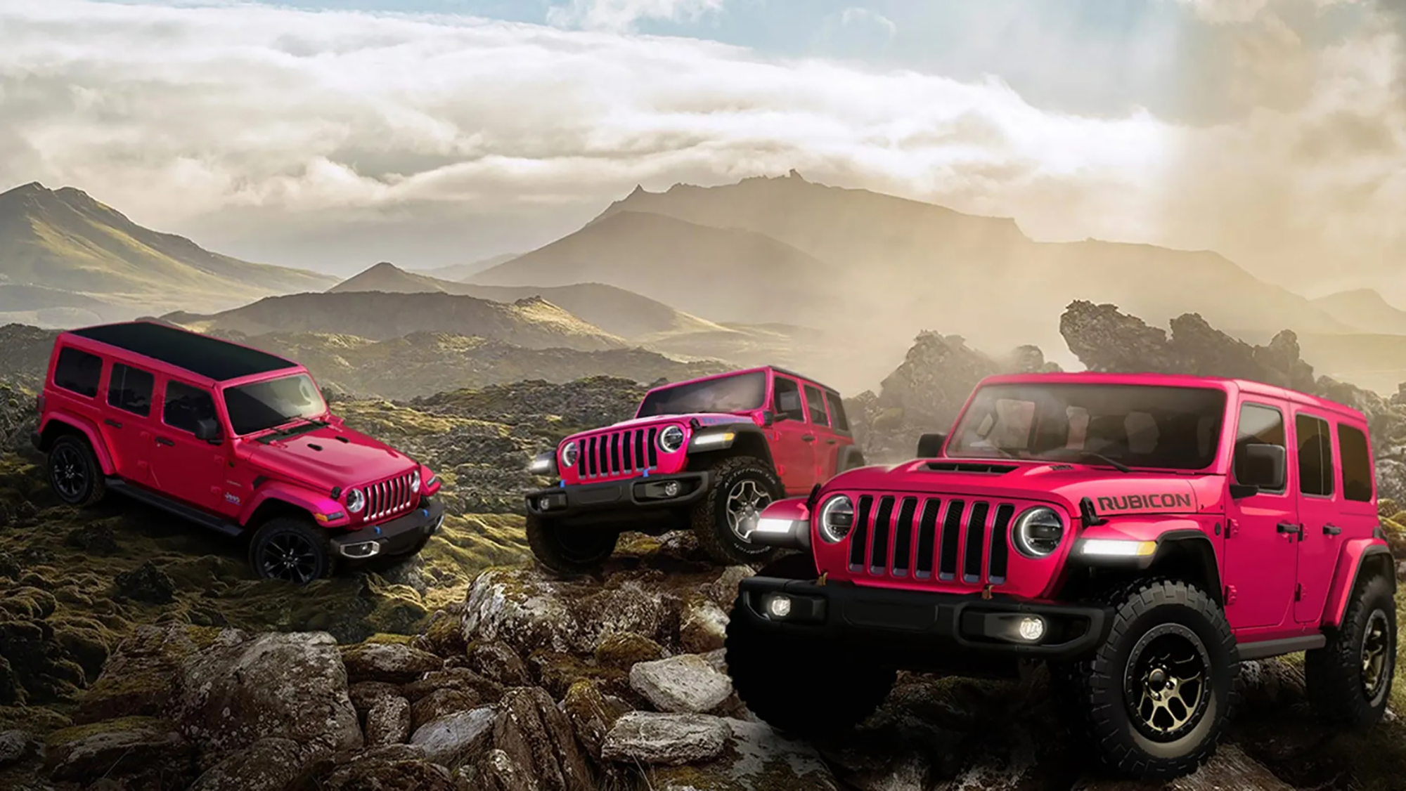Jeep Wrangler Tuscadero Pink Extended Through End of 2021 | Quadratec