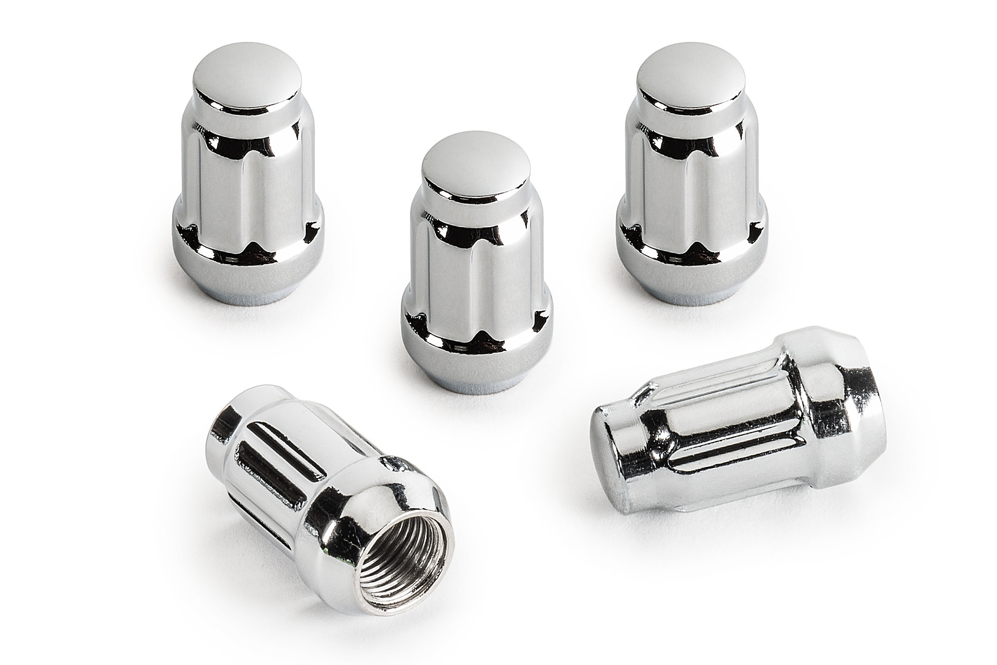Pro Comp 1/2" Thin Wall Chrome Lug Nut 5 Pack | Quadratec