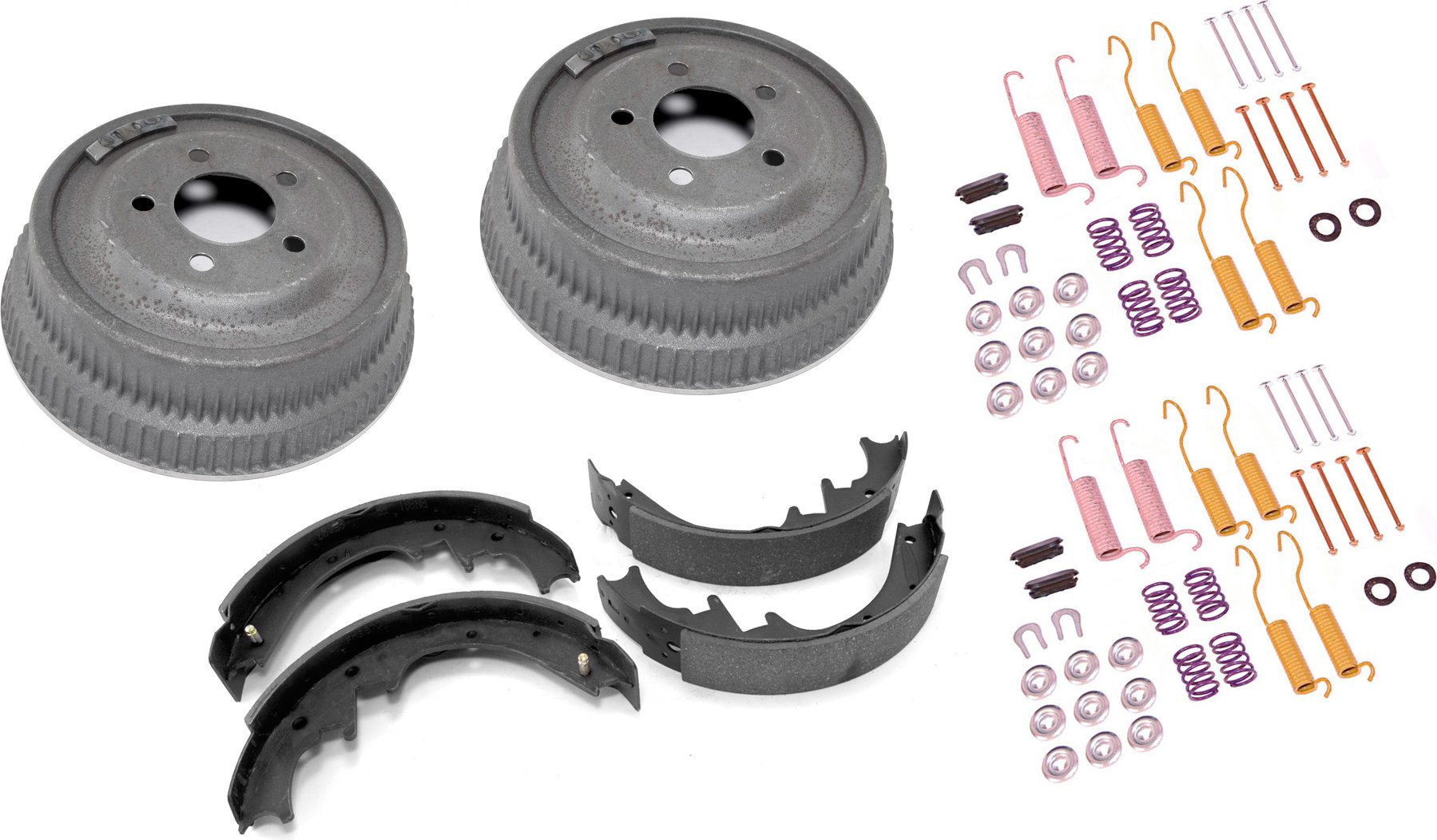 OMIX 16766.04 Rear 10x2" Drum Brake Service & Master Overhaul Kit for ...