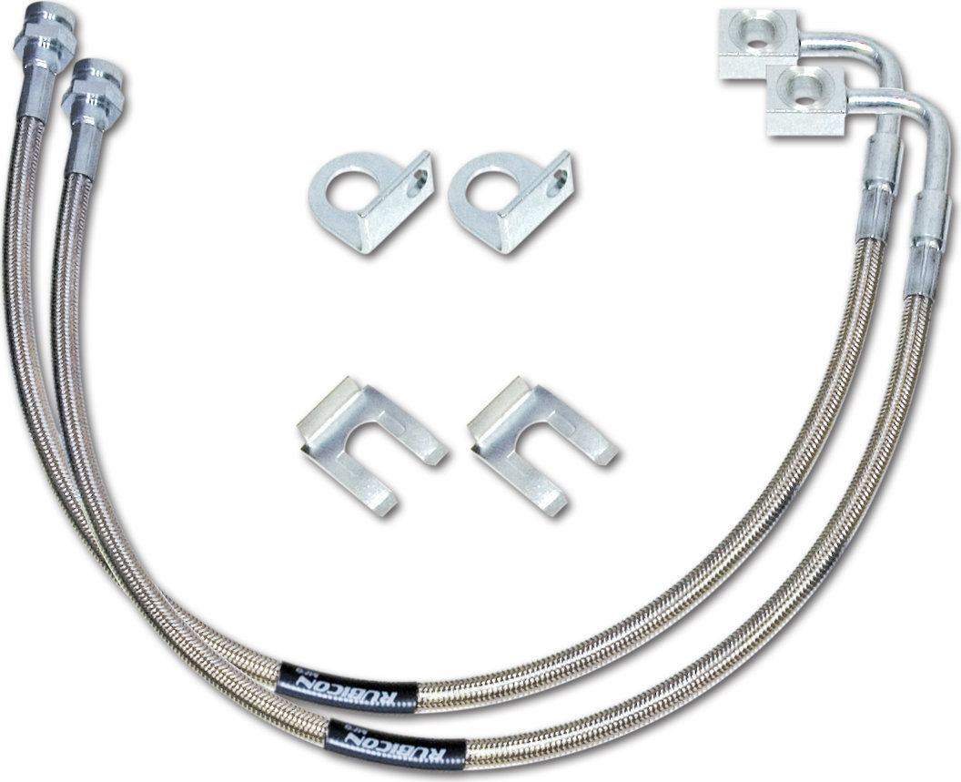 Rubicon Express RE15302 24" Stainless Steel Front Brakes Lines for 07 ...