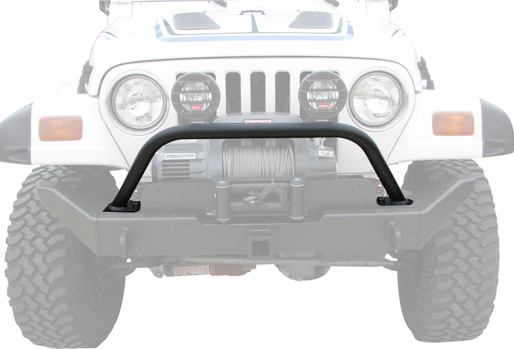 Garvin 34712 G2 Series Front Bumper Guard for 97-06 Jeep Wrangler TJ ...
