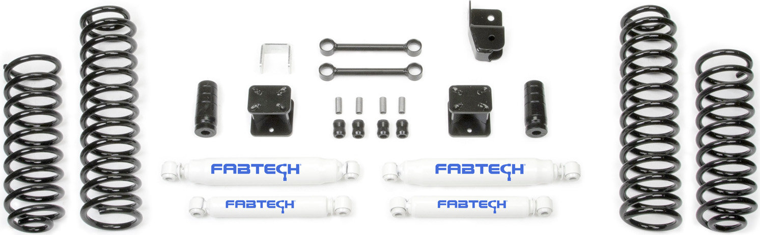 Fabtech K4047 Motorsports 3" Budget System with Performance Shocks for ...