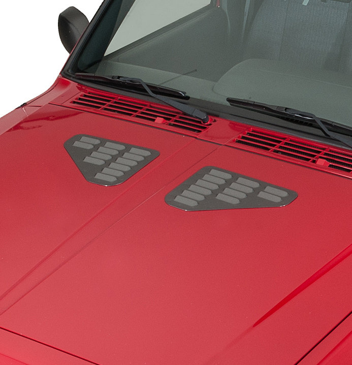 HyLine OffRoad Louvered Hood Panel | Quadratec