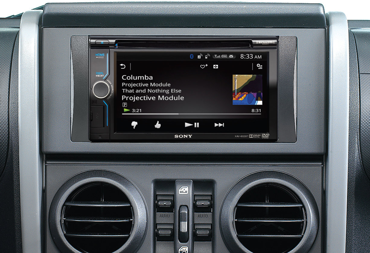 Sony XAV-602BT A/V Stereo Receiver with Install Kit for 07-17 Jeep ...