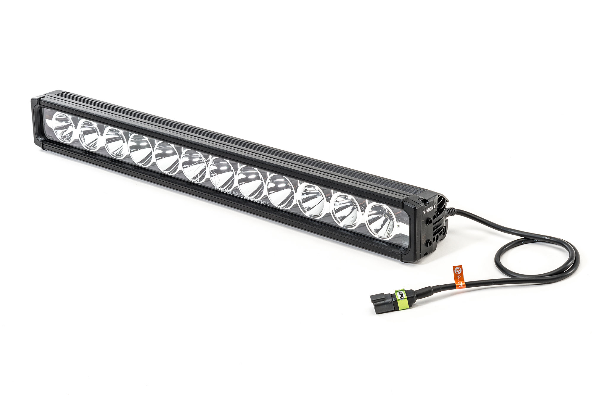 Vision X 9889405 24" Xmitter Prime Iris 12 LED Light Bar for Tilted Outer Optics For Mixed Beam ...