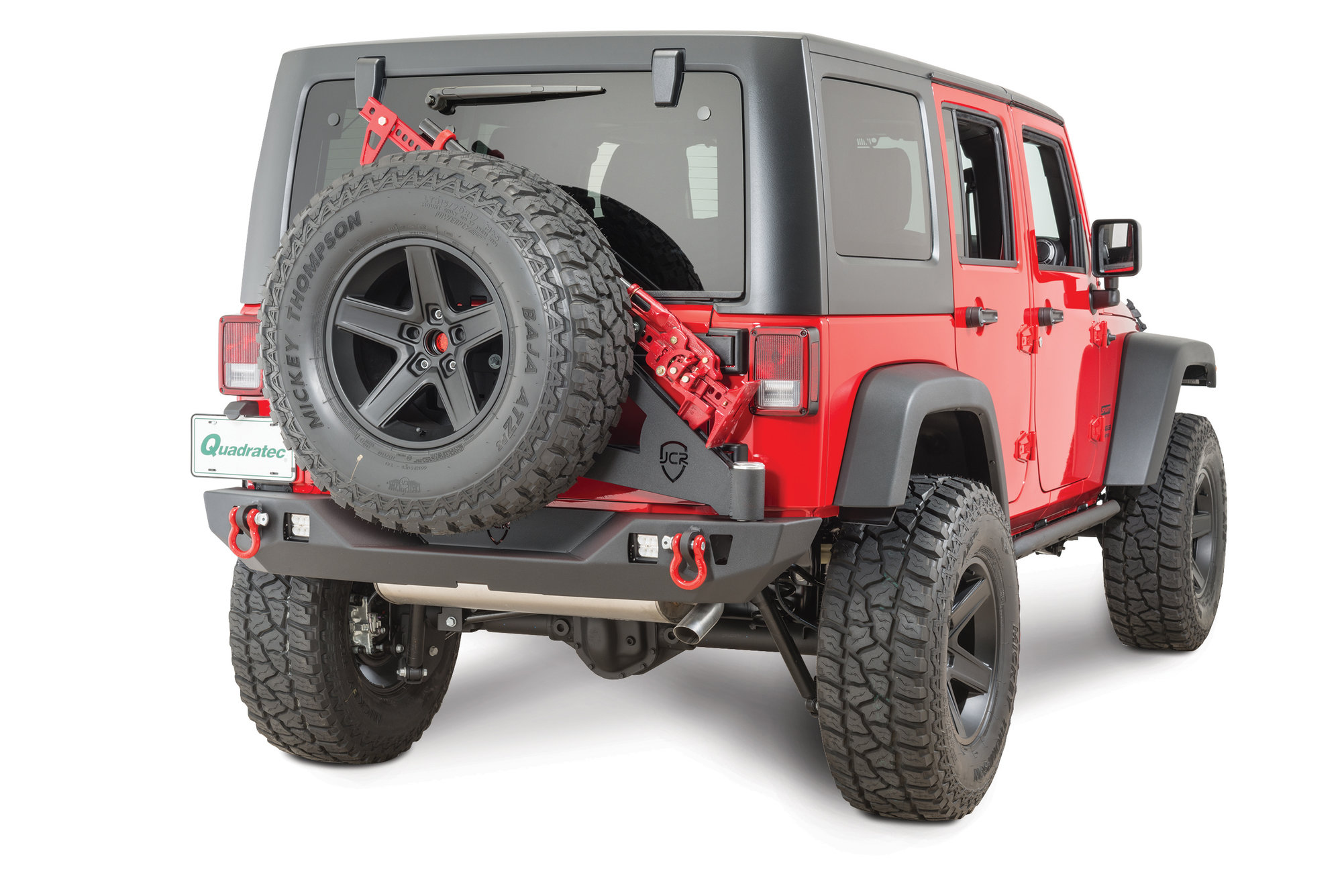 JCR Offroad Crusader Rear Bumper for 07-18 Jeep Wrangler JK | Quadratec