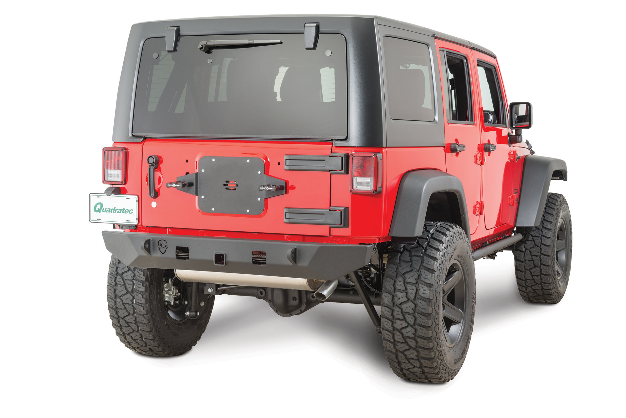 JCR Offroad Dagger Rear Bumper for 07-18 Jeep Wrangler JK | Quadratec