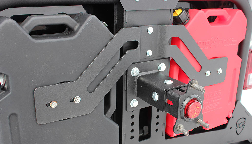JCR Offroad Adventure Tire Carrier RotoPax Mount for 07-15 Jeep ...
