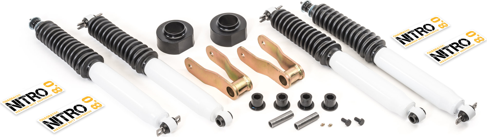 Quadratec Maximum Duty 2 inch Spacer Lift Kit for 84-01 Jeep Cherokee ...