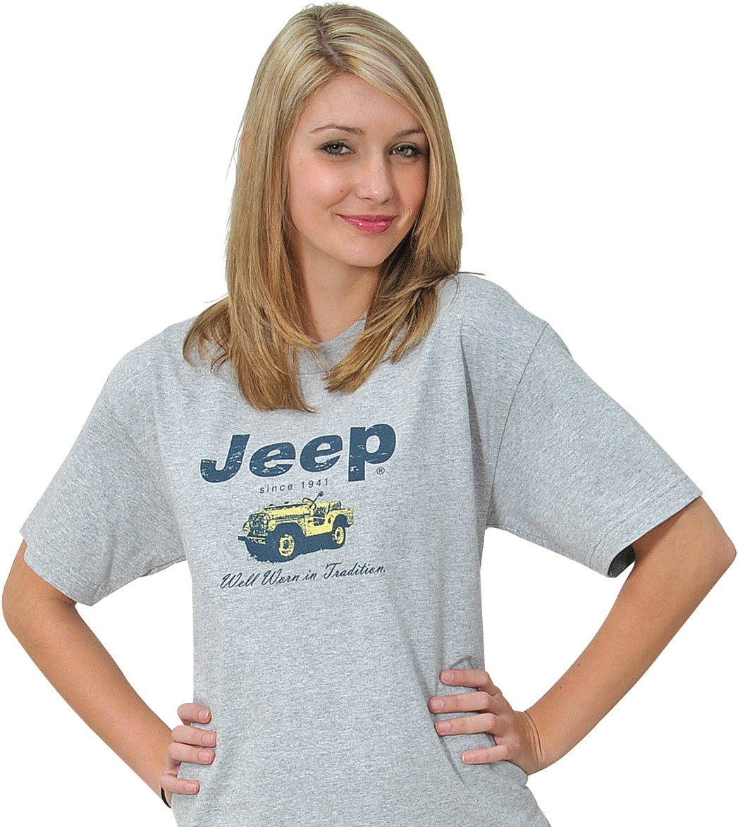 Jeep Clothing Since 1941 Well Worn in Tradition Short Sleeve Tee Shirt ...