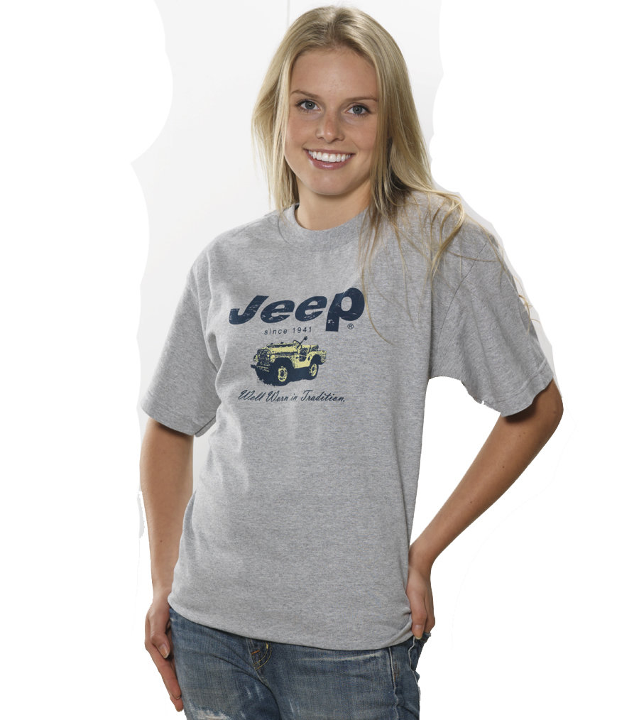 Jeep Clothing Since 1941 Well Worn in Tradition Short Sleeve Tee Shirt ...