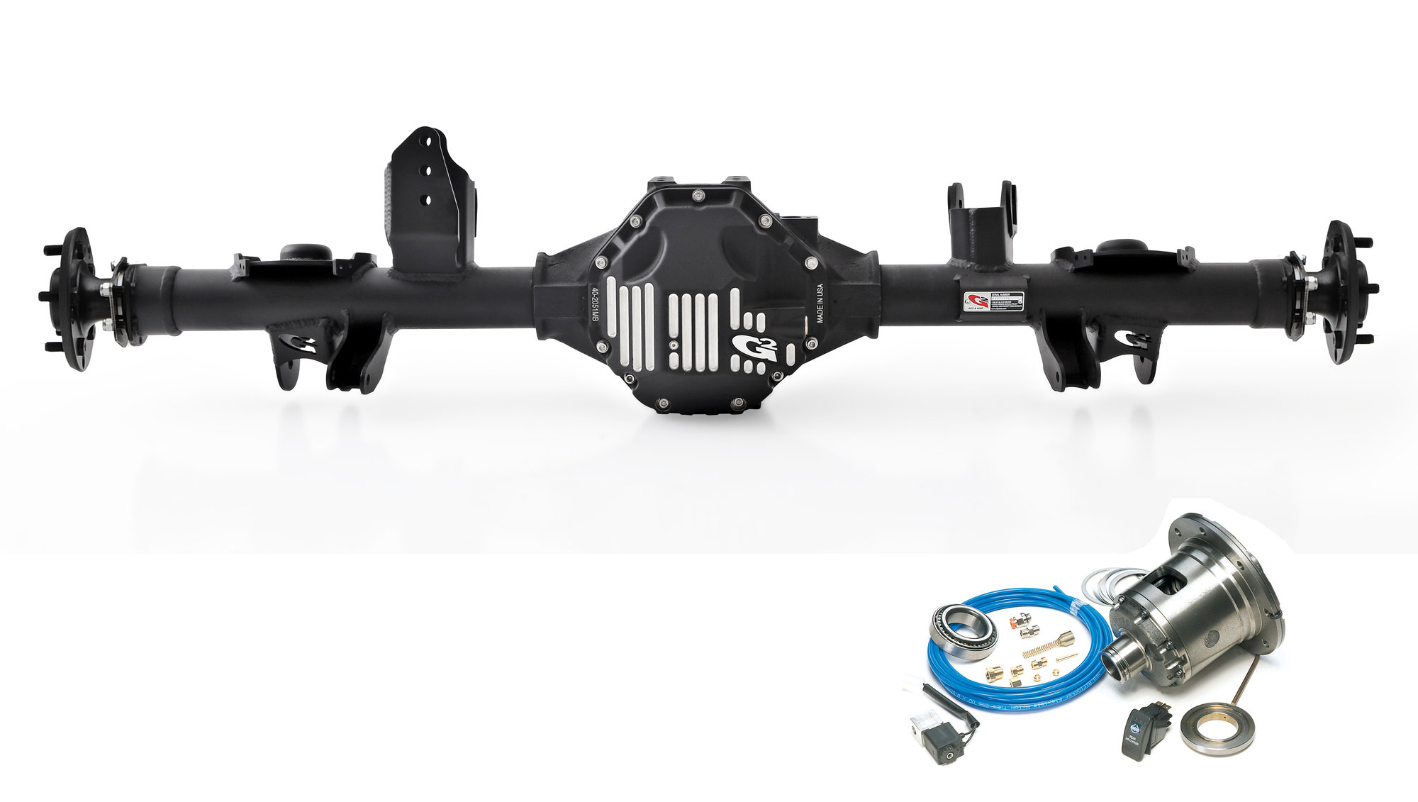 G2 Axle & Gear 30 Spline Rear Core 44 Axle Assembly with ARB Air Locker ...
