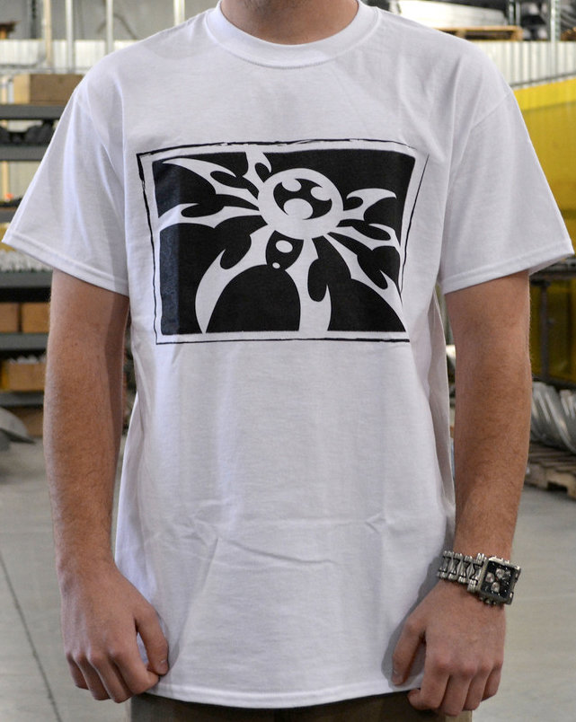 Poison Spyder "Spyder Squared" T-Shirt in White | Quadratec