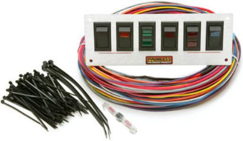 Painless Wiring Performance 6-Switch Dash-Mounted Rocker Panel | Quadratec