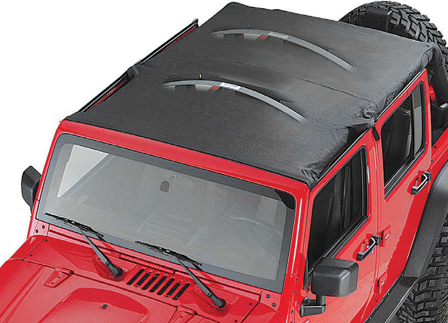 Skid Row Offroad Automotive Top Prop for 07-18 Jeep Wrangler JK | Quadratec