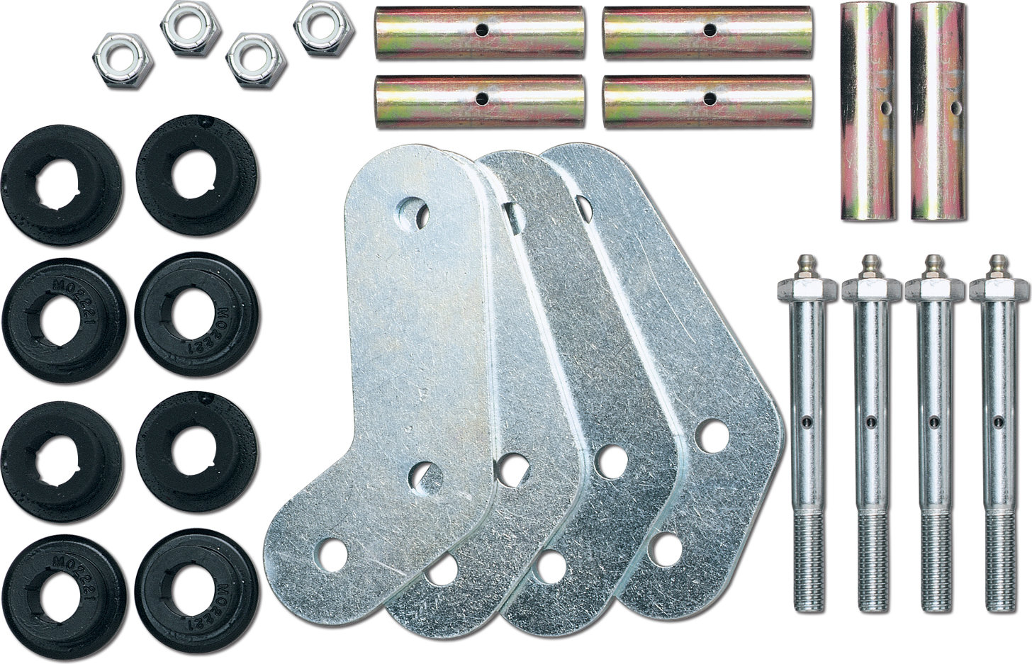 Rubicon Express RE2775 Greasable Rear Boomerang Shackles for 87-95 Jeep ...