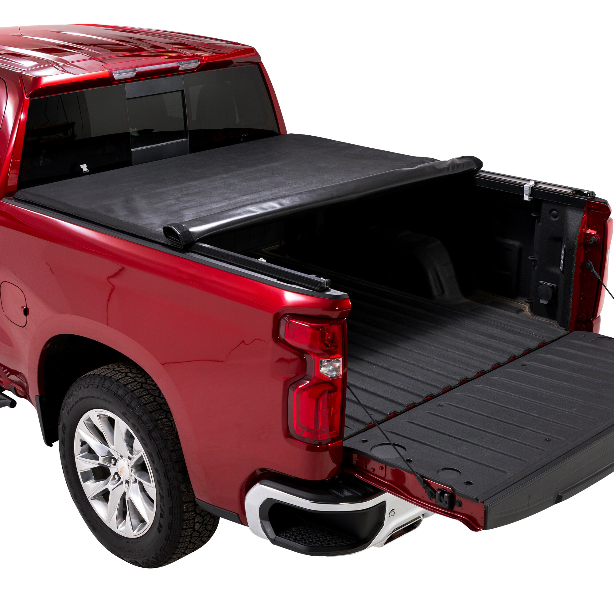 TACTIK Roll-Up Soft Vinyl Truck Bed Tonneau Cover for 04-14 Ford F-150 ...
