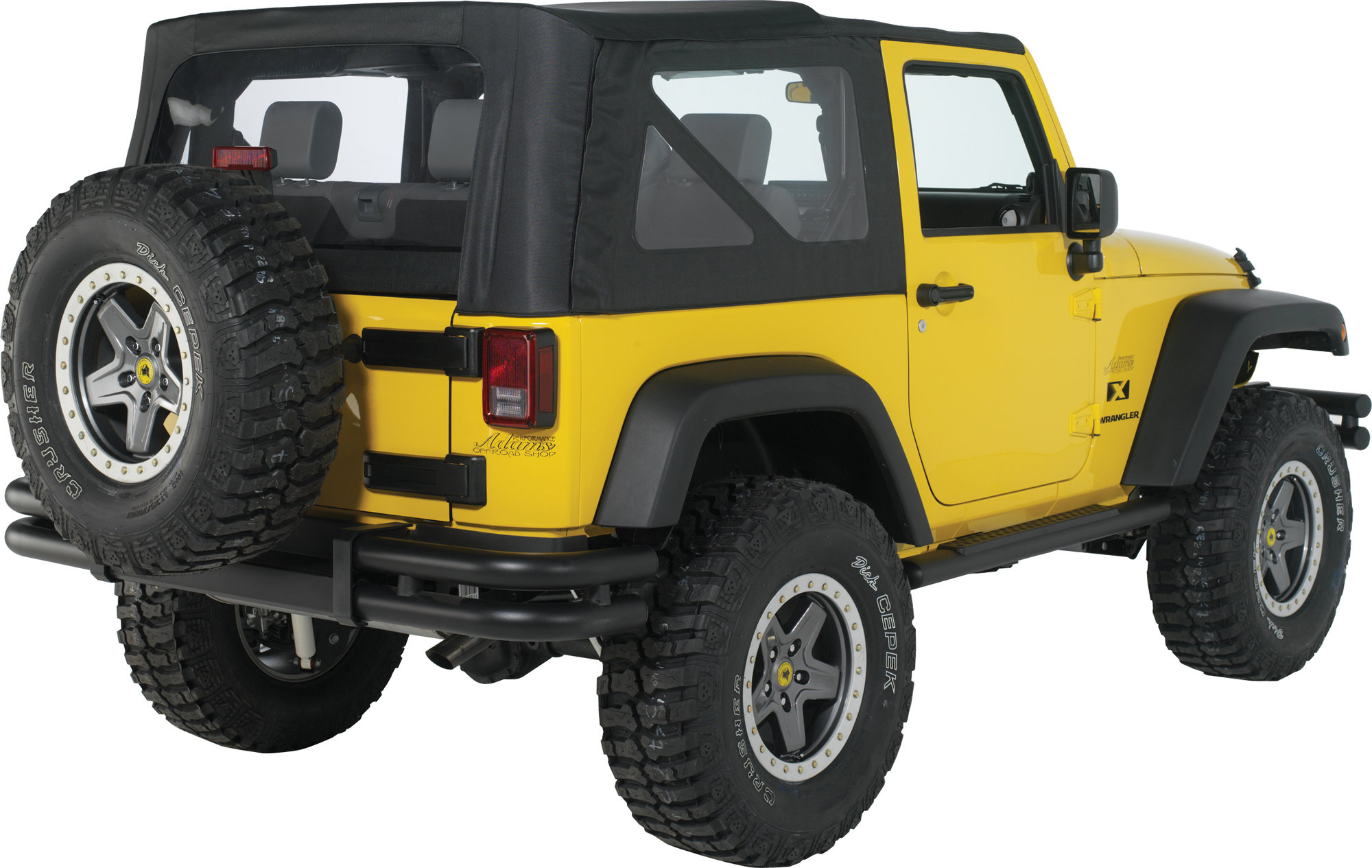Mopar 82209915AE Tubular Rear Bumper in Satin Black for 07-18 Jeep ...