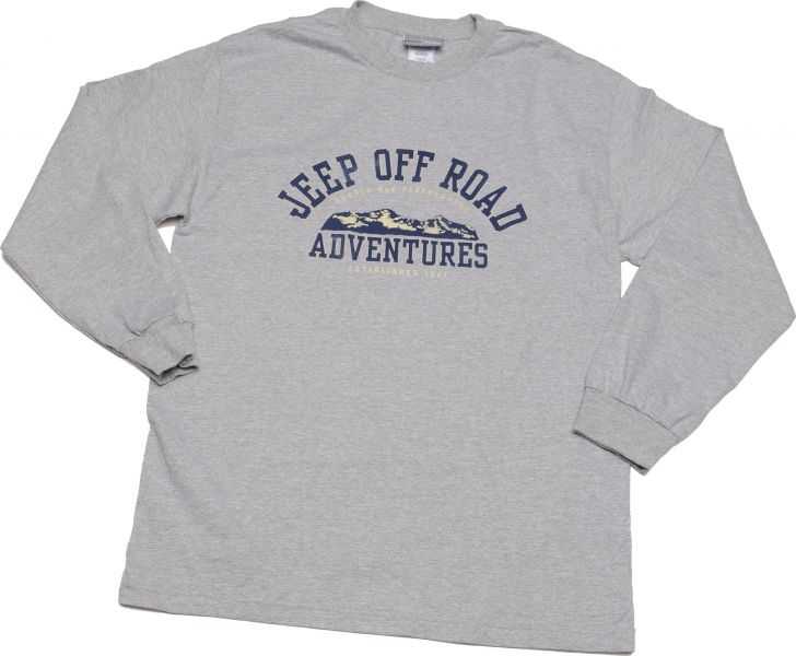 Jeep Clothing Off Road Adventures Long Sleeve Tee Shirt | Quadratec