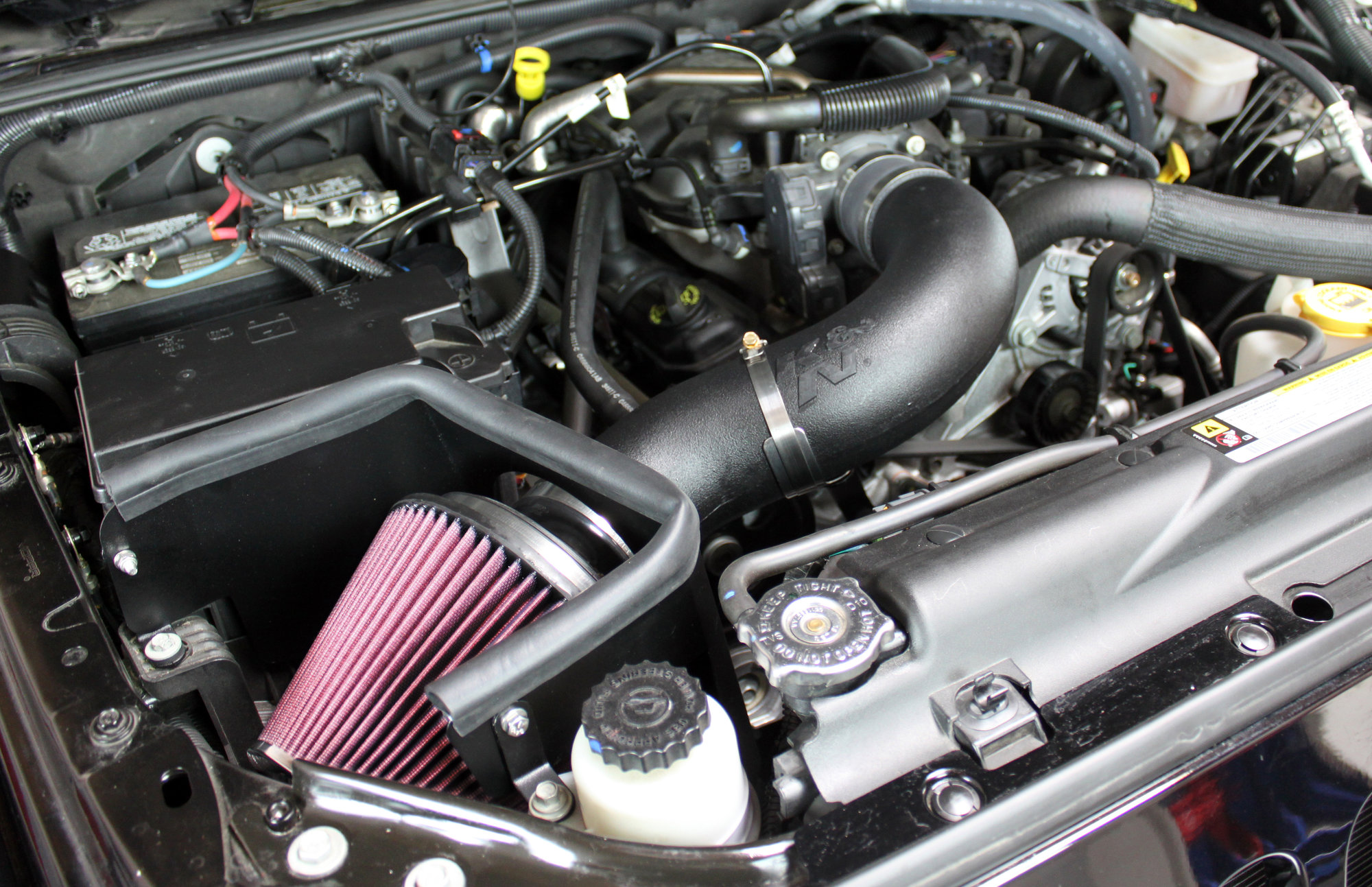 K&N BORLA T-304 Stainless Steel Cat-Back System & 63 Series AirCharger ...