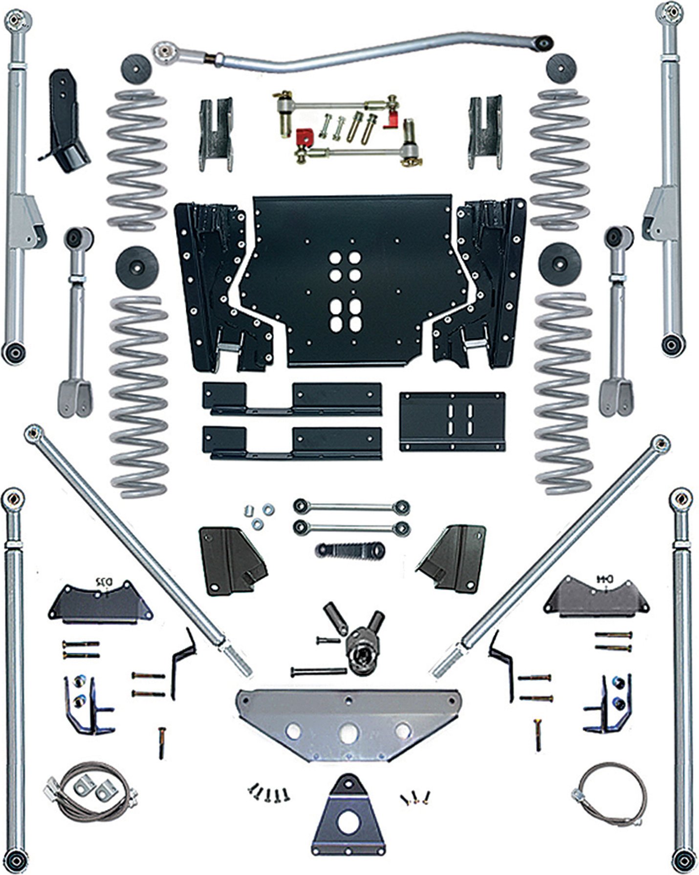 Rubicon Express 5.5" Tri-Link Long Arm Suspension System for 04-06 Jeep ...