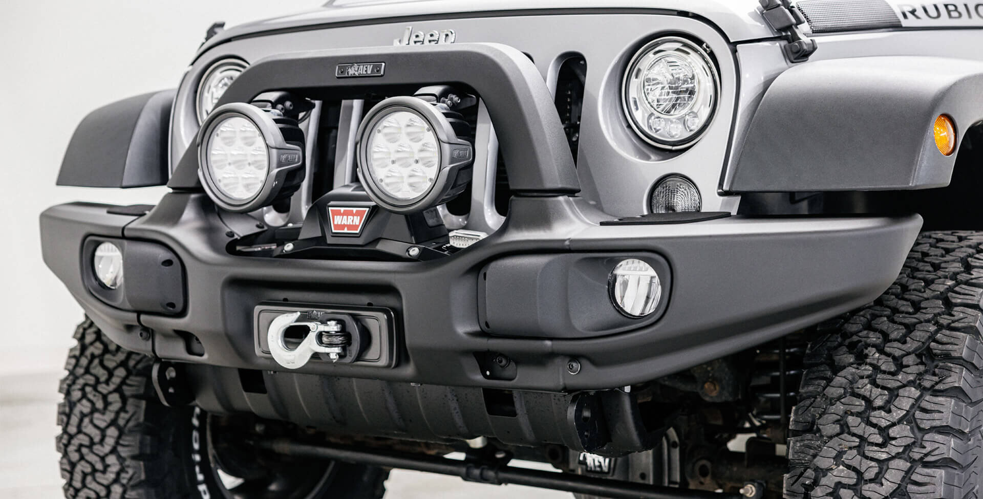AEV 12301400AA EX Front Bumper for 07-18 Jeep Wrangler JK | Quadratec