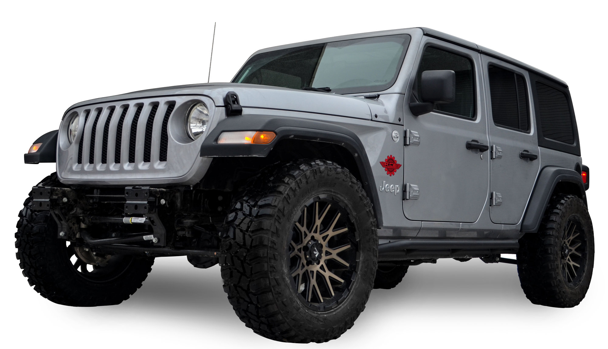 ACE Engineering ACEJLRS4DR Rock Sliders for 2018 Jeep Wrangler JL 4 ...