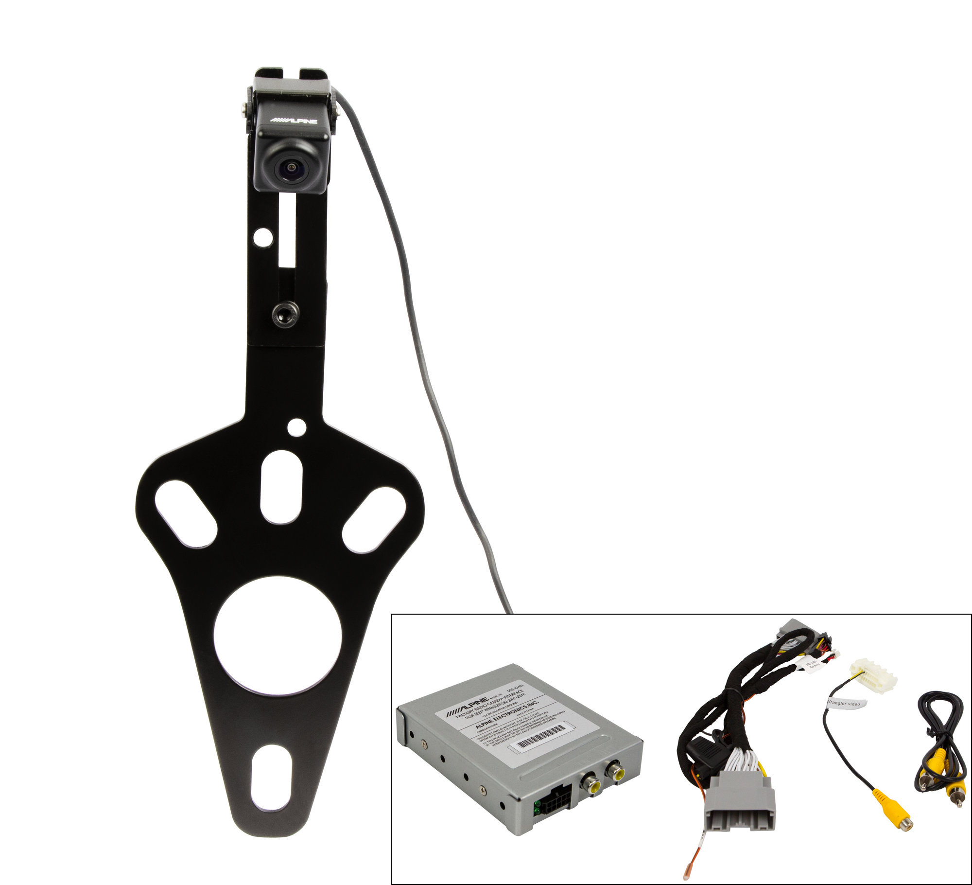 Alpine HCE-RCAM-WRA Rear Camera System with SGS-CH01 Camera Interface ...