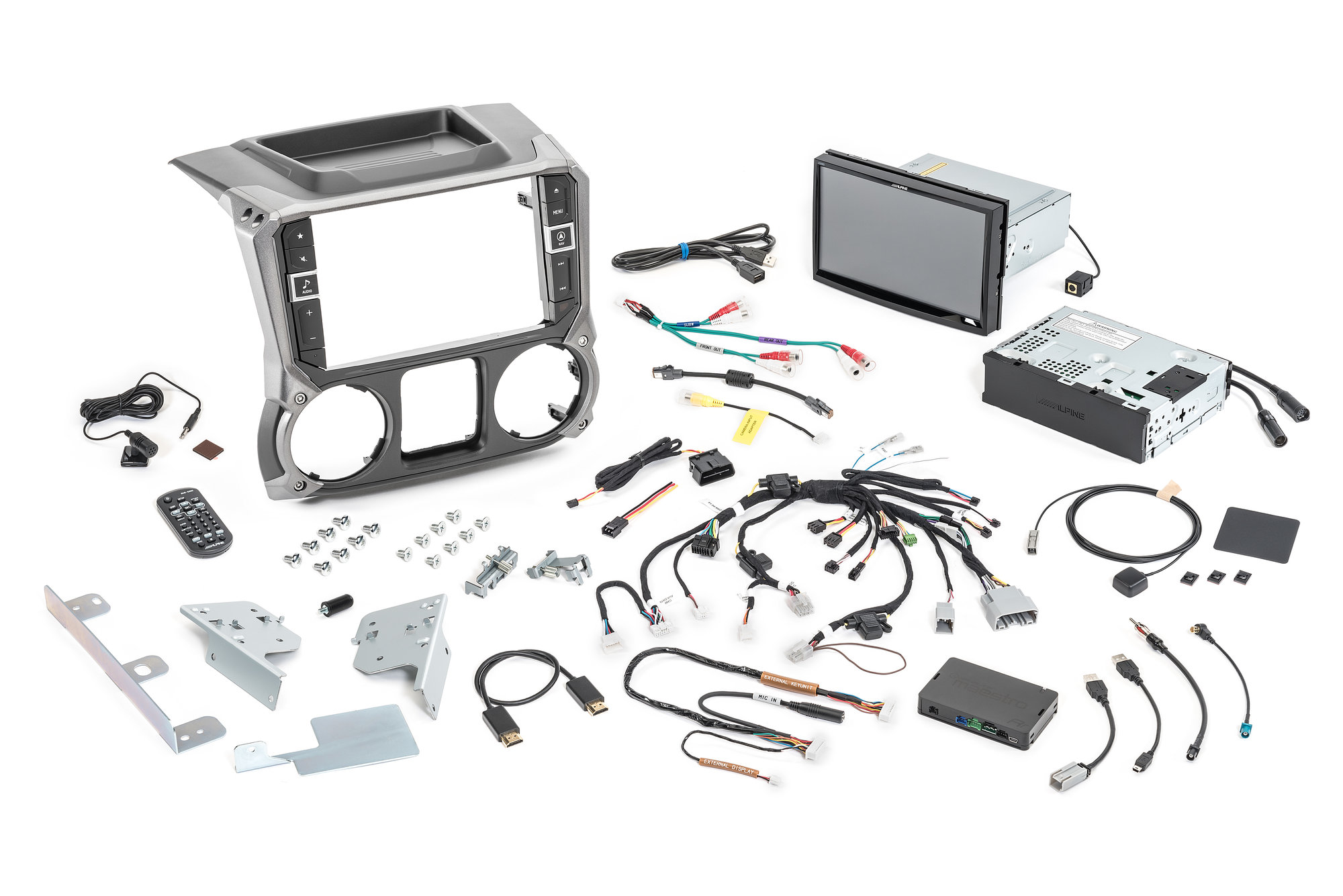 Alpine X109R-WRA In Dash Restyle System with Rugged Bezel for 11-18 ...
