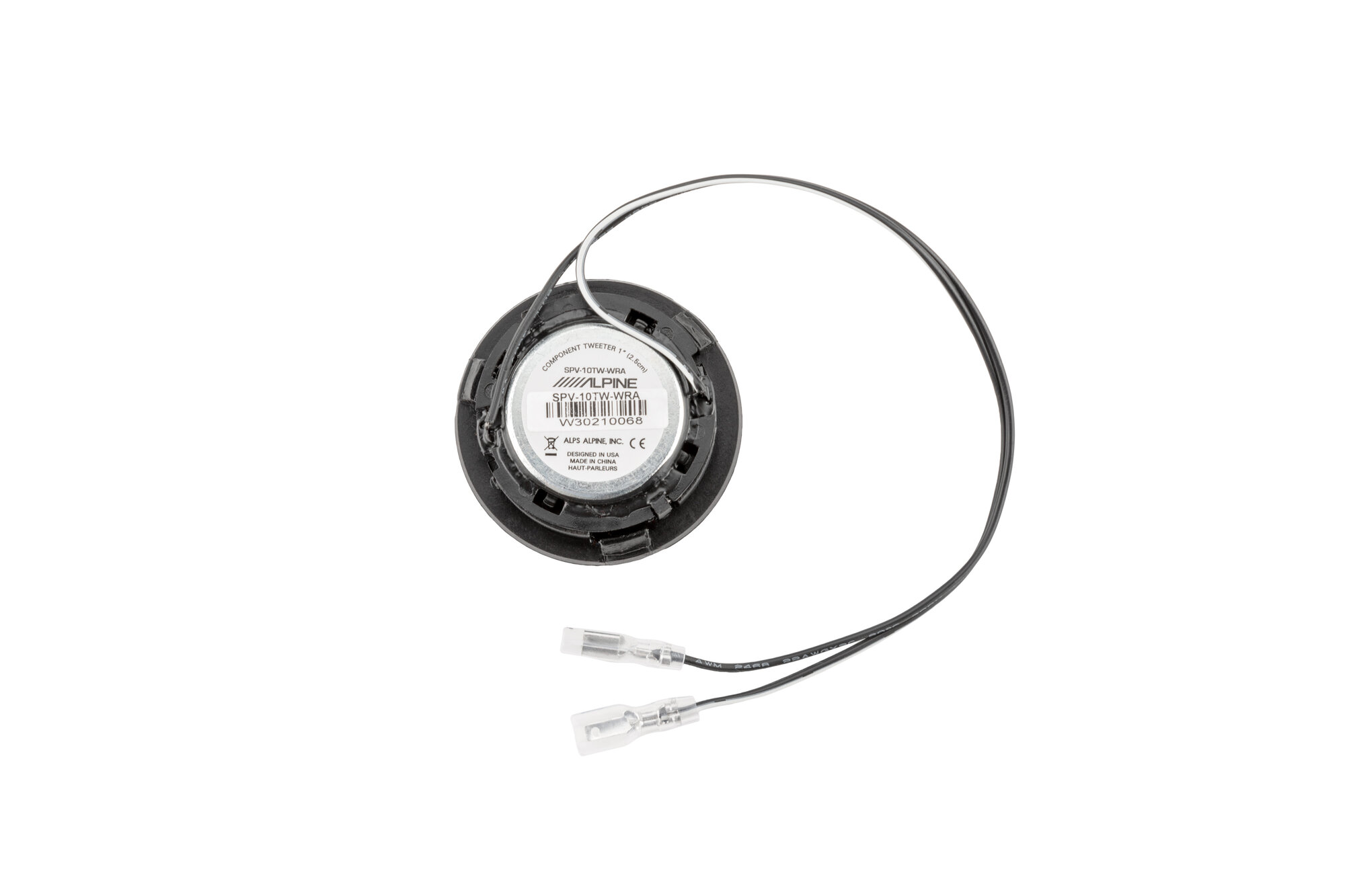 Alpine SPV-10TW-WRA 1" Component Tweeters for 07-23 Jeep Wrangler JK ...