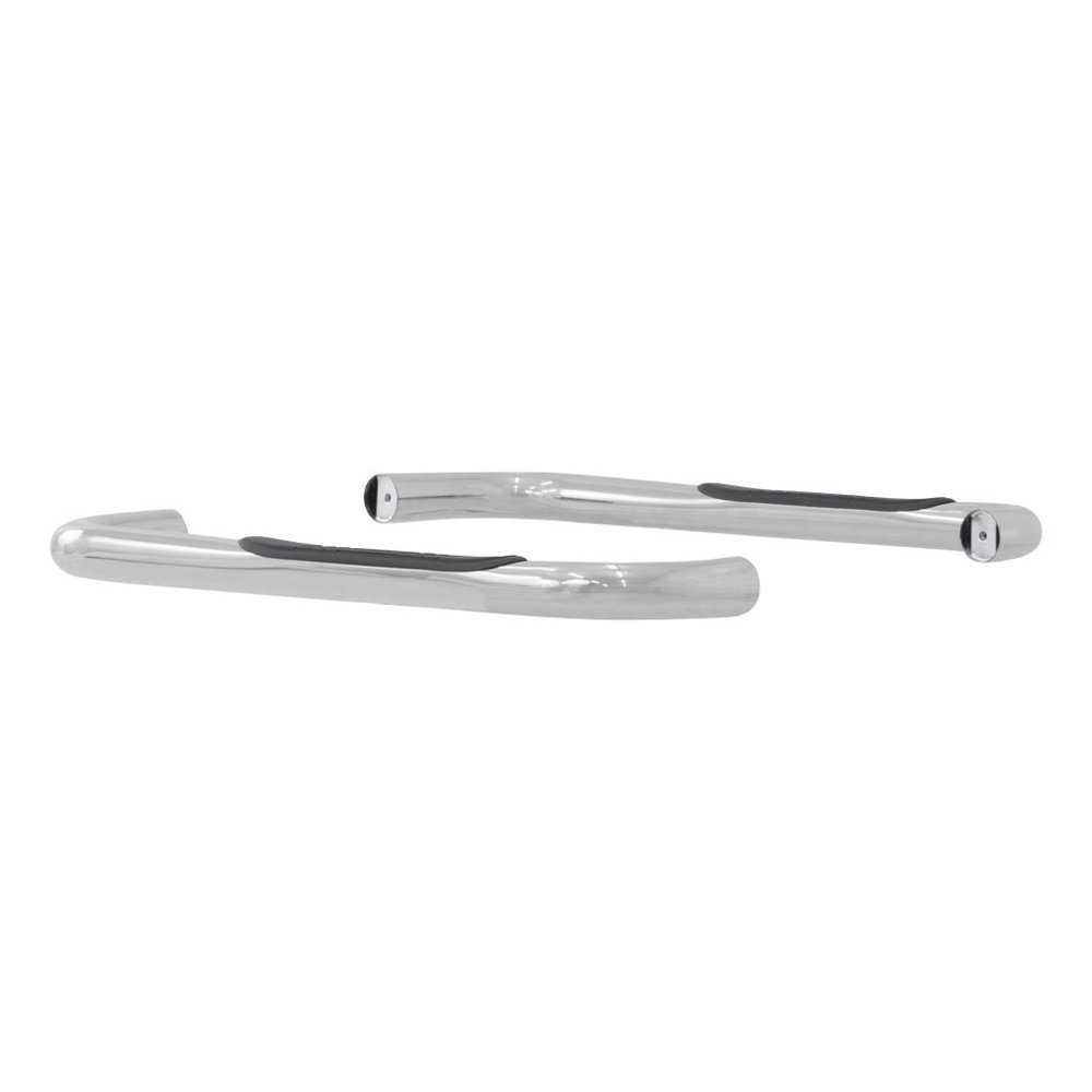 Aries 35600-2 3" Round Side Bars in Stainless Steel for 87-06 Jeep ...