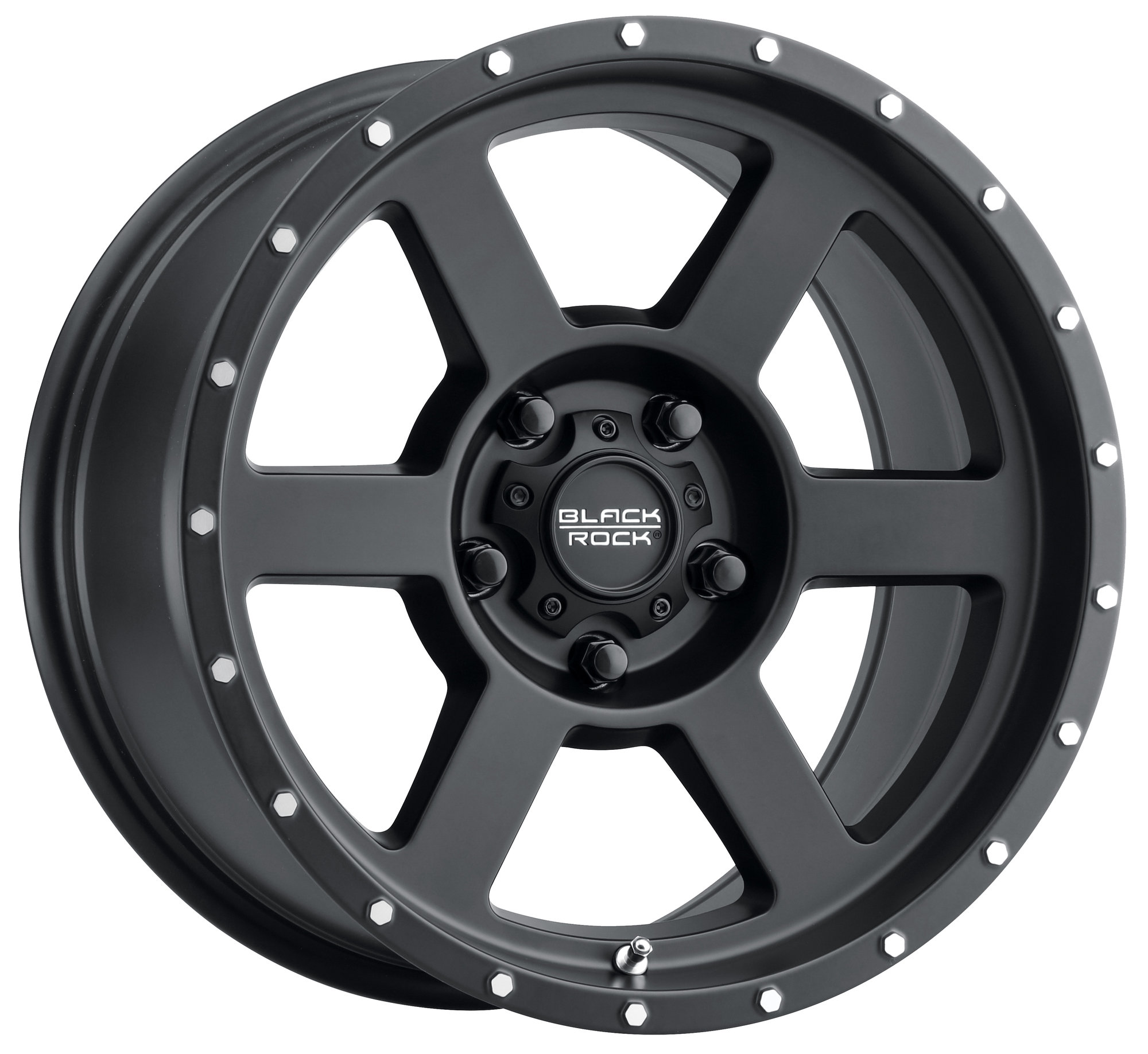 Black Rock Series 965B Invasion Wheel for 07-21 Jeep Wrangler JK, JL ...
