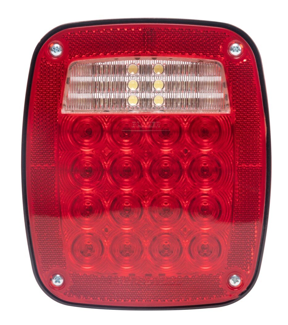 Blazer International C599SWTM LED 5-3/4" Rectangular Universal S/T/T ...