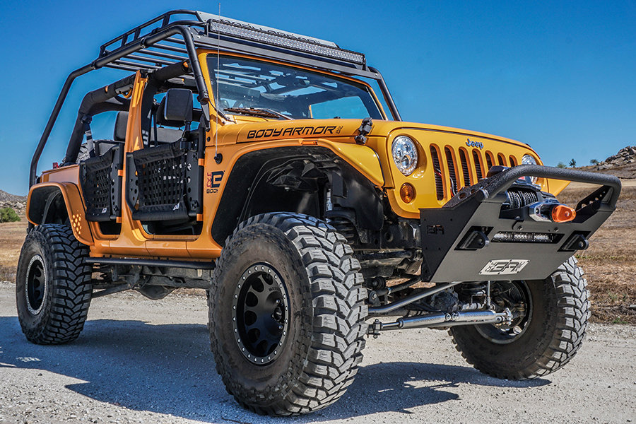 Body Armor JK-19536 PRO-Series Front Winch Bumper for 07-18 Jeep ...