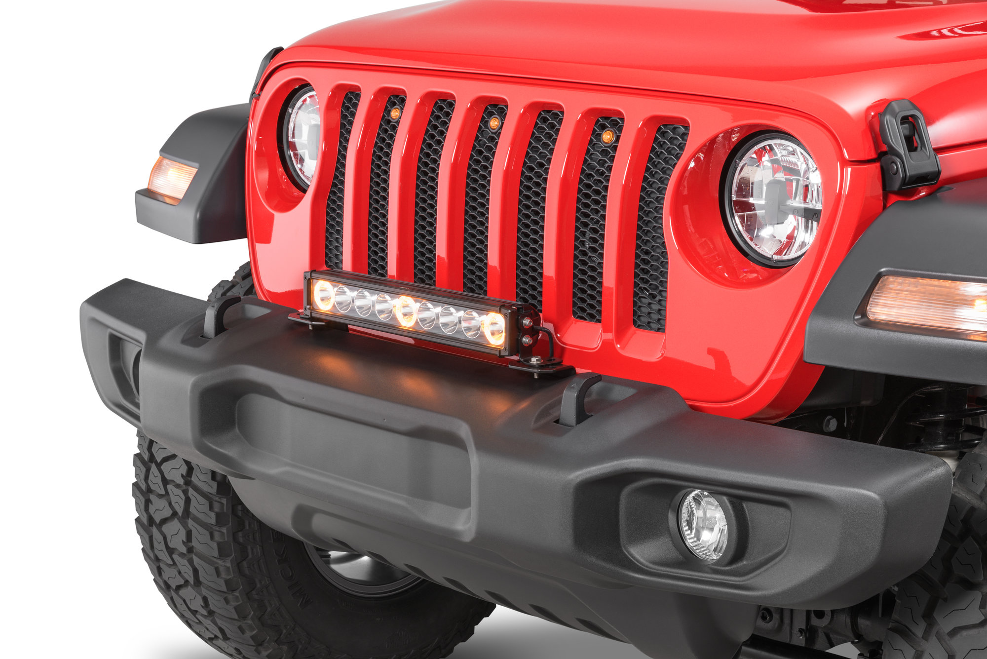 Quadratec JL-LMB Heavy-Duty Auxiliary Light Mount Brackets for 18-25 ...