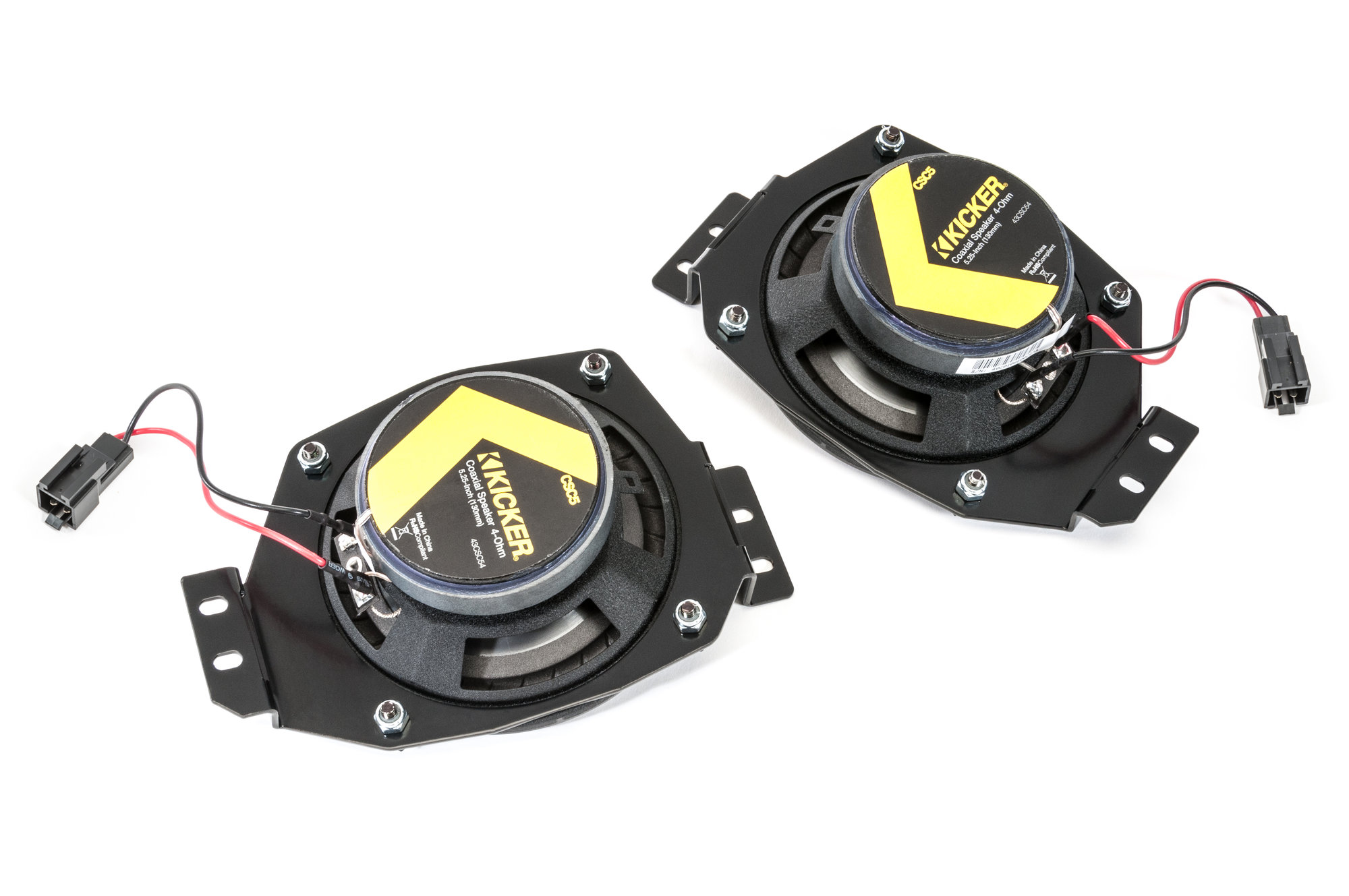 Kicker 5.25" Deluxe Dash Speaker Upgrade Kit for 97-06 Jeep Wrangler TJ ...