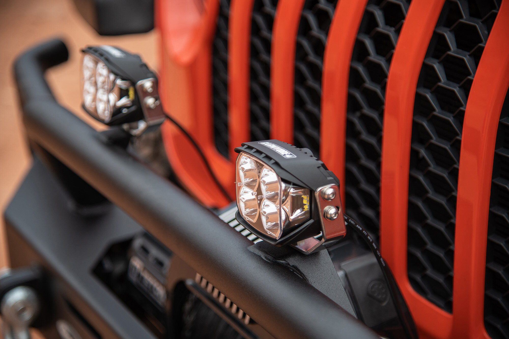 Carnivore J-Series Auxiliary Pod Light with Amber Backlight | Quadratec