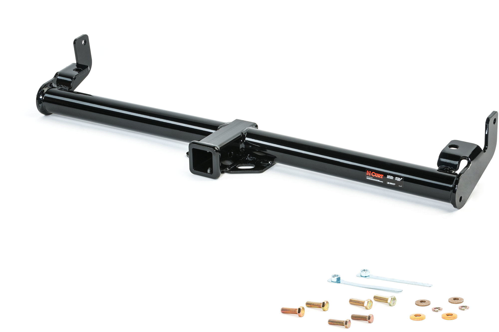 CURT 13430 2" Class 3 Round Trailer Hitch for 97-06 Jeep Wrangler TJ ...