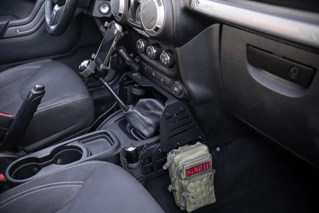 DV8 Offroad CCJK-01 Center Console Molle Panels & Device Bridge for 07 ...