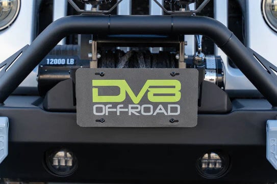 DV8 Offroad LPBM-02 Fairlead Mounted Flip-Up License Plate Bracket ...