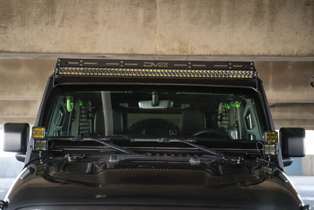 DV8 Offroad LBJL-11 A-Pillar Dual Light Pod Mounts for 18-24 Jeep ...
